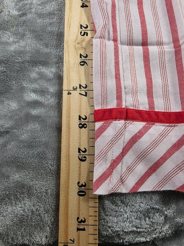 NWT Victoria Secret Candy Cane Striped Pajama Set Small, LS Top/Pants w ...