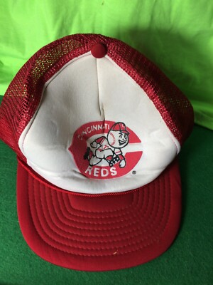 Cincinnati Reds Baseball Cap Trucker Snap Back 90s One Size | eBay