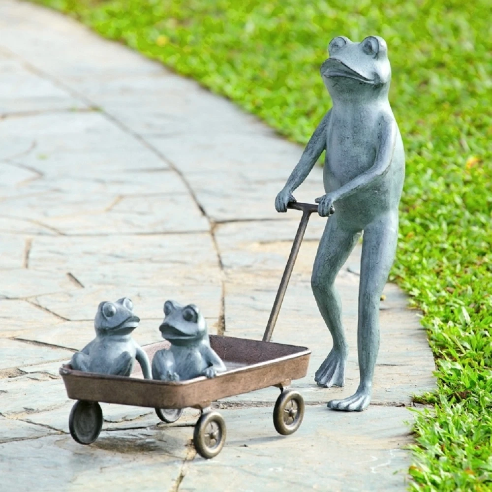 Metal Garden Frog Statues | Fasci Garden
