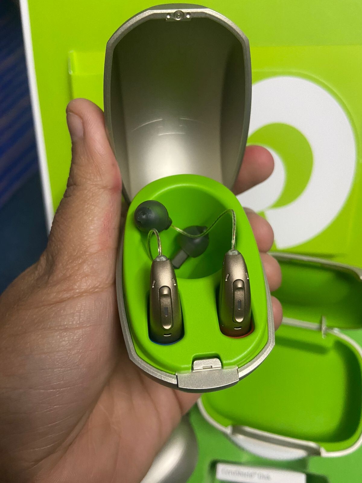 New Phona k Marvel Audeo M-50 RIC Rechargeable Hearing Aids 12 Channels ...