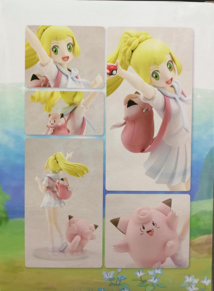 KOTOBUKIYA Pokemon Center OriginalGANBA Lillie & Pippi 1/8 Scale Figure ...