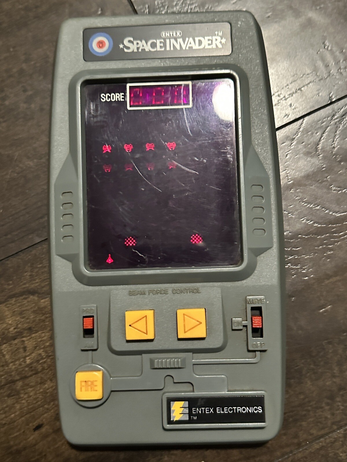 1981 Entex Space Invader Electronic Handheld Arcade Game Tested Working ...