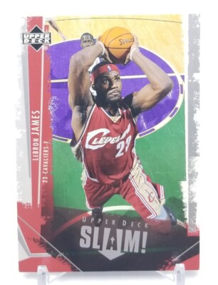 2005-06 Upper Deck Slam LEBRON JAMES Base Set Cleveland Cavaliers #14 ...