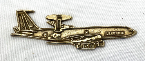 US Air Force E-3 Sentry AWACS Aircraft Metal Emblem | eBay