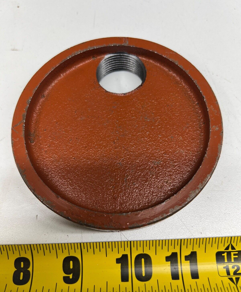 4" SCI Grooved Cap with 1" Female NPT Drain 65DC 65DC3040 Ductile Iron ...