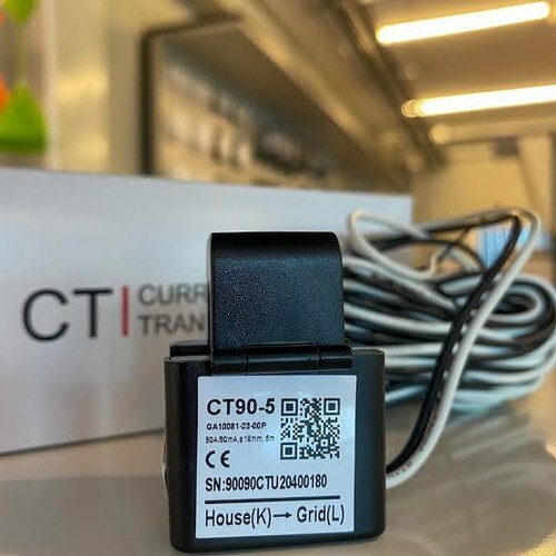 GoodWe CT90-5 , 90 Amp CT Clamp, 5 Metre Cable, CT clamp for solar ...