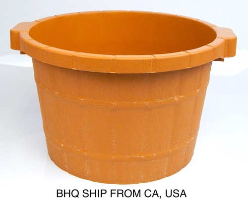 Round Plastic Portable Spa Foot Tub Bucket Cask | eBay