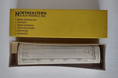 Northeastern HO Scale - Center Flow Hopper Car - Craftsman Kit - HH-3 ...