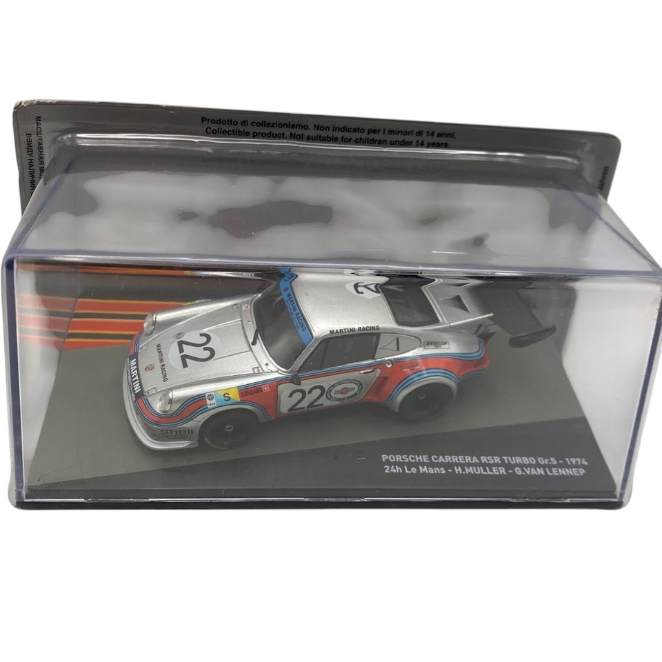 Porsche Carrera RSR Turbo Gr.5 1974 Muller 24h Le Mans 1:43 Altaya ...