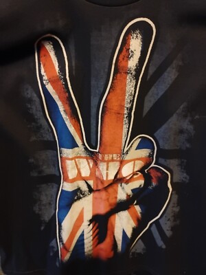 The Who Union Jack Peace Sig. T Shirt Size Extra Large | eBay