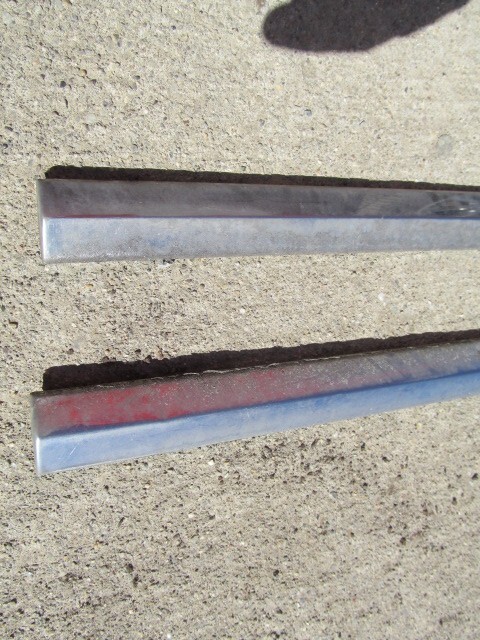 1955 Ford Customline 4dr sedan quarter panel trim moldings FoMoCo | eBay