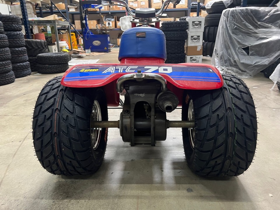 Honda ATC 70 Black DWT Front and Rear Wheels Rims Sunf A021 Street ...