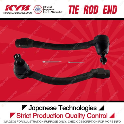 2 Pcs KYB Front Tie Rod Ends for Hyundai Elantra MD Active 1.8L G4NB I4 ...