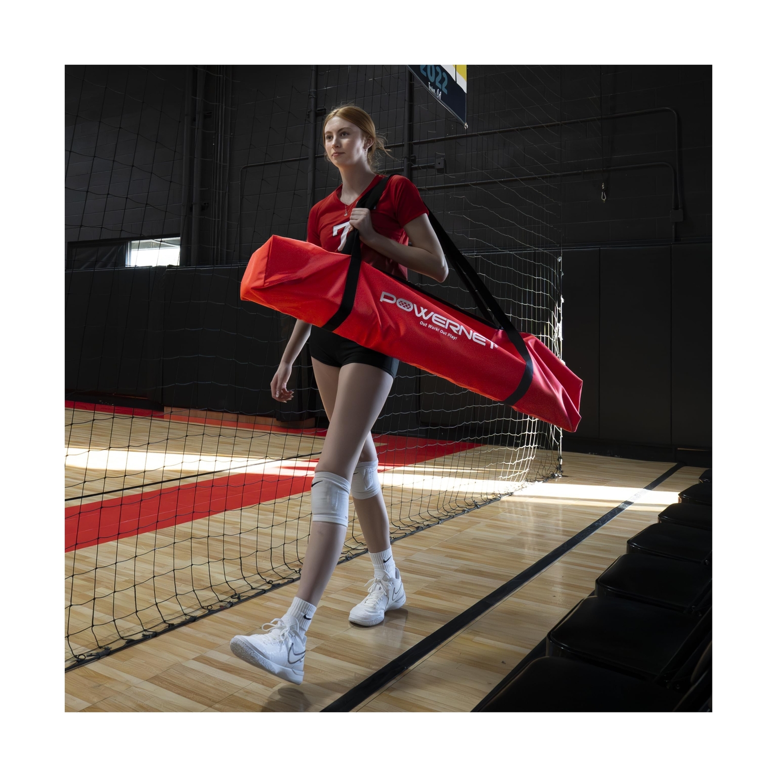 PowerNet Volleyball Setter Trainer Net | Adjustable Height | Great for ...