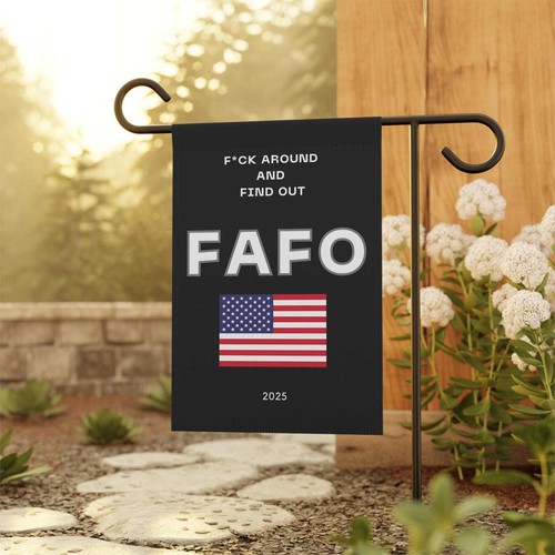 Fck Around And Find Out FAFO Anti Trump Saving Democracy Flag | eBay
