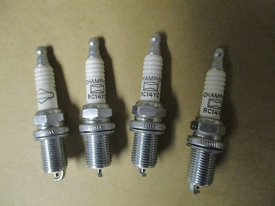 4 Loose Genuine Champion RC14YC Spark Plug Copper Plus | eBay