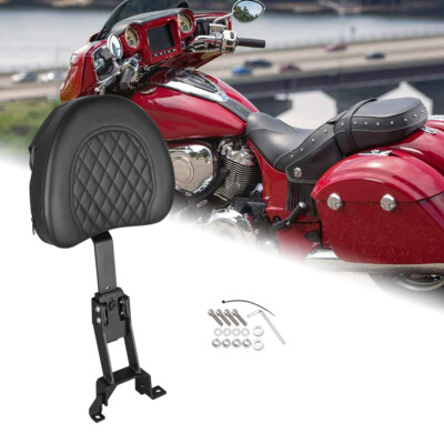 Plug In Rider Driver Backrest For Indian Chief Chieftain Roadmaster ...