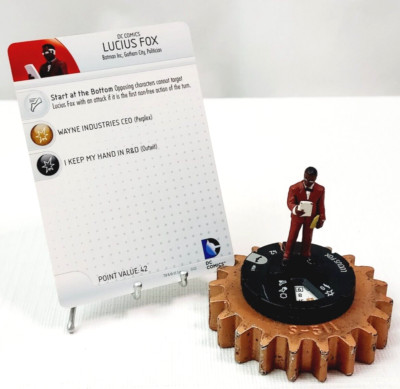 HEROCLIX Batman Set Rare #041 Lucius Fox w/Card | eBay