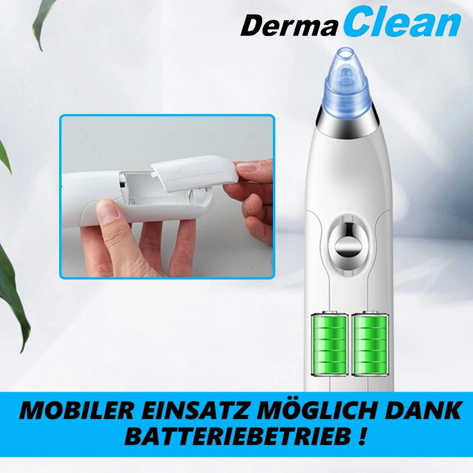 DermaClean Mitesser Entferner Sauger Pickel Akne Komedo Porenreiniger ...