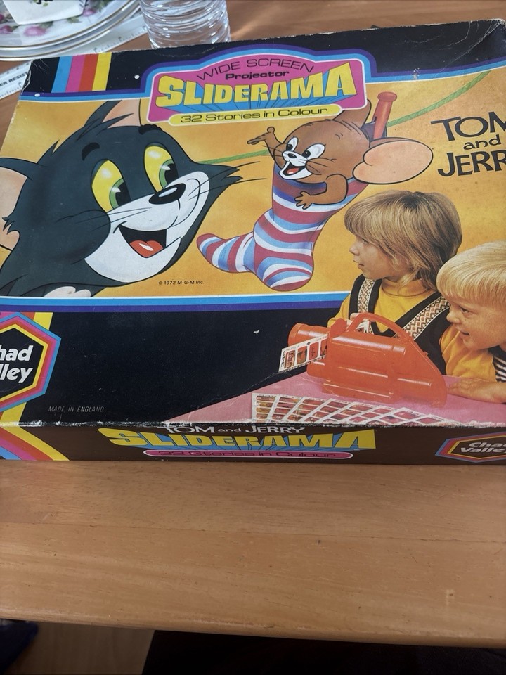 Chad Valley Vintage Wide Screen Sliderama Projector Tom and Jerry, 1972 | eBay UK
