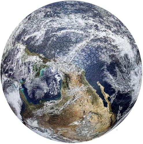 Round Jigsaw Puzzle Educational Game Earth Large 26 Inch 1000 Pieces | eBay