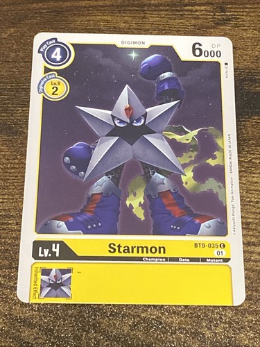 Starmon BT9-035 C Digimon CCG X Record L5008* | eBay