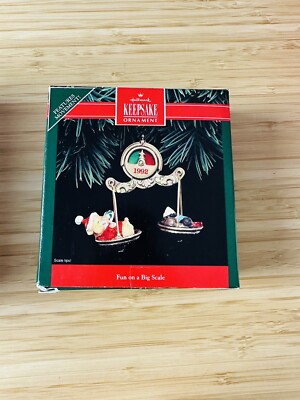 Hallmark Keepsake Ornament Fun On A Big Scale 1992 | eBay