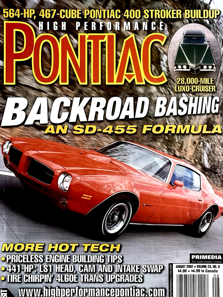 HIGH PERFORMANCE PONTIAC MAGAZINE 2002 SET OF 2 | eBay
