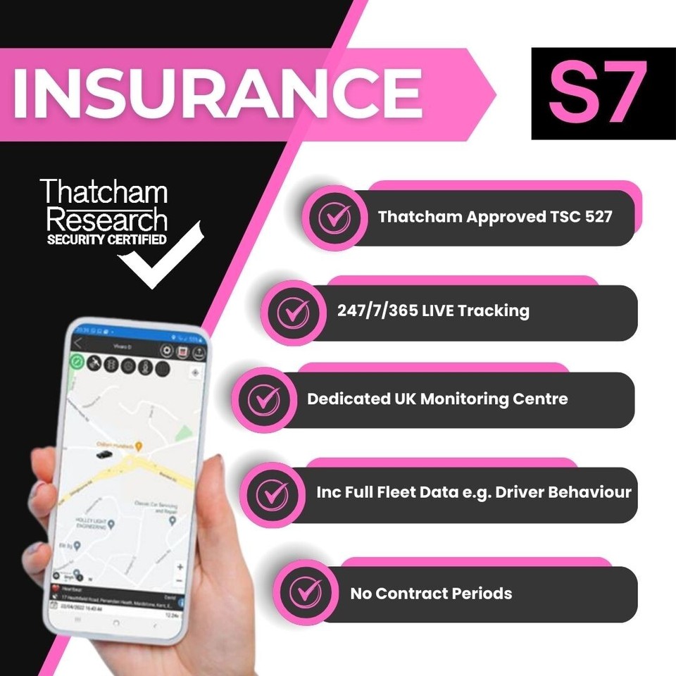 S7 Tracker MOTORHOME Insurance Approved TrackManager TSC527 - CAT 7 ...