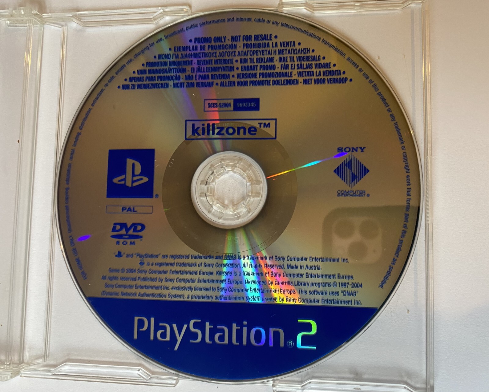 Killzone PS2 PROMO Rare PlayStation 2 Promotional Killzone UK PAL (FULL GAME) | eBay