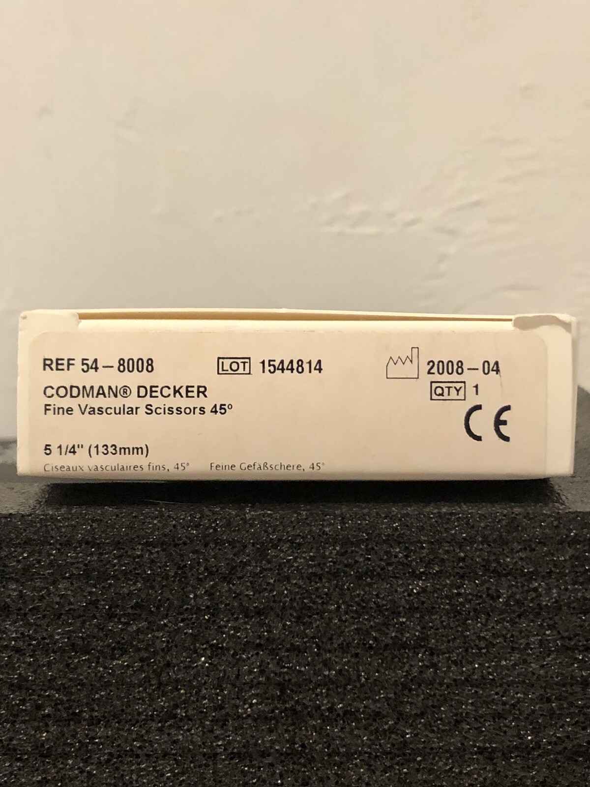 Codman 54-8008 Vascular Scissors 5.25" 45 Degree German for sale online | eBay