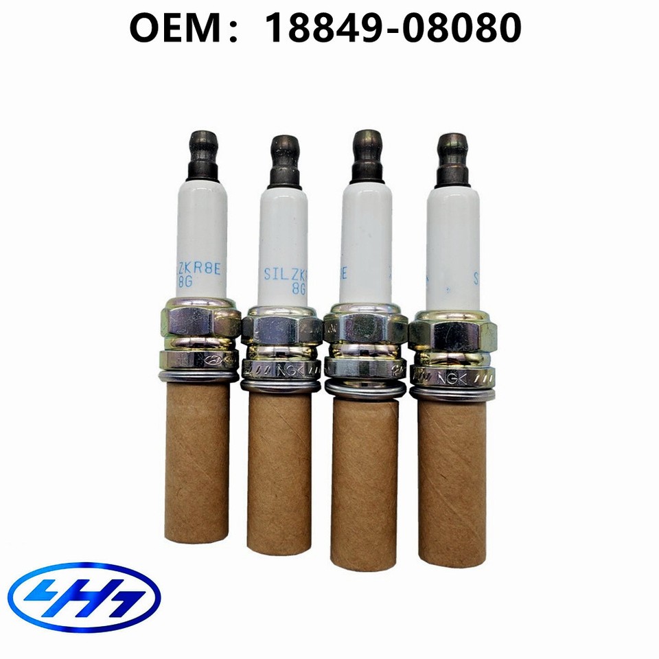 Spark Plug-Turb OEM 18849-08080 X4Pieces for HYUNDAI VELOSTER Sonata ...