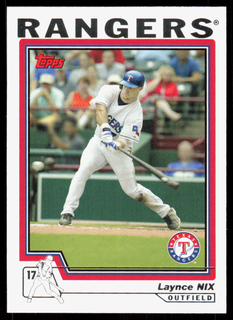 2004 Topps 498 Laynce Nix Texas Rangers | eBay