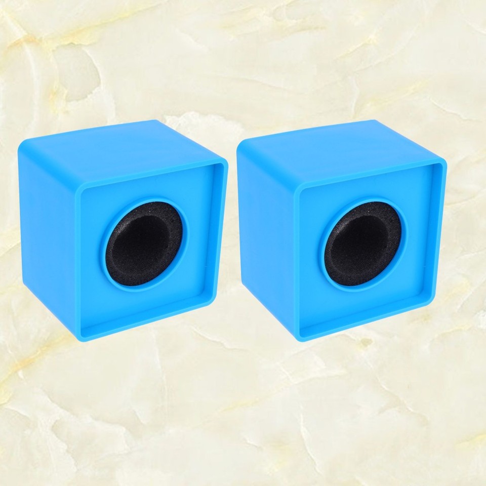 2Pcs Portable ABS Injection Molding Square Shaped Interview Mic ...