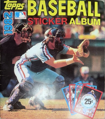 1982 Topps Baseball Sticker Album Sticker Book Complete (260) STICKERS ...