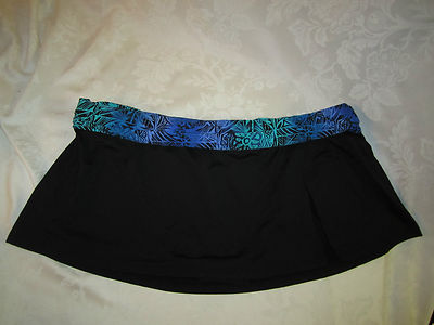 shops cheap online 9.02 La Blanca by Rod Beattie aqua short swim skirt ...