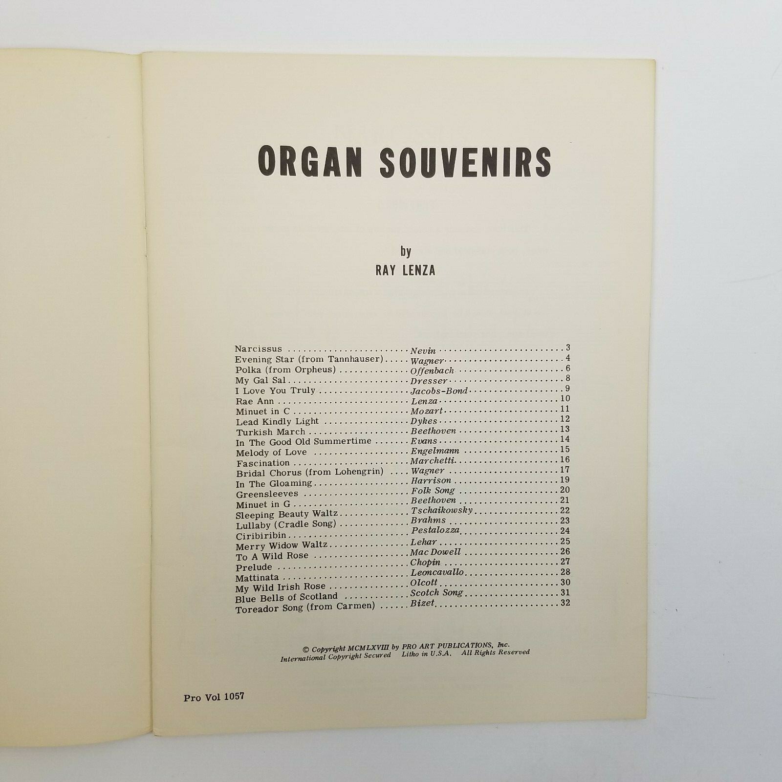 Vintage Organ Sheet Music Books Lot of 2 Organ Solos Organ Souvenirs | eBay