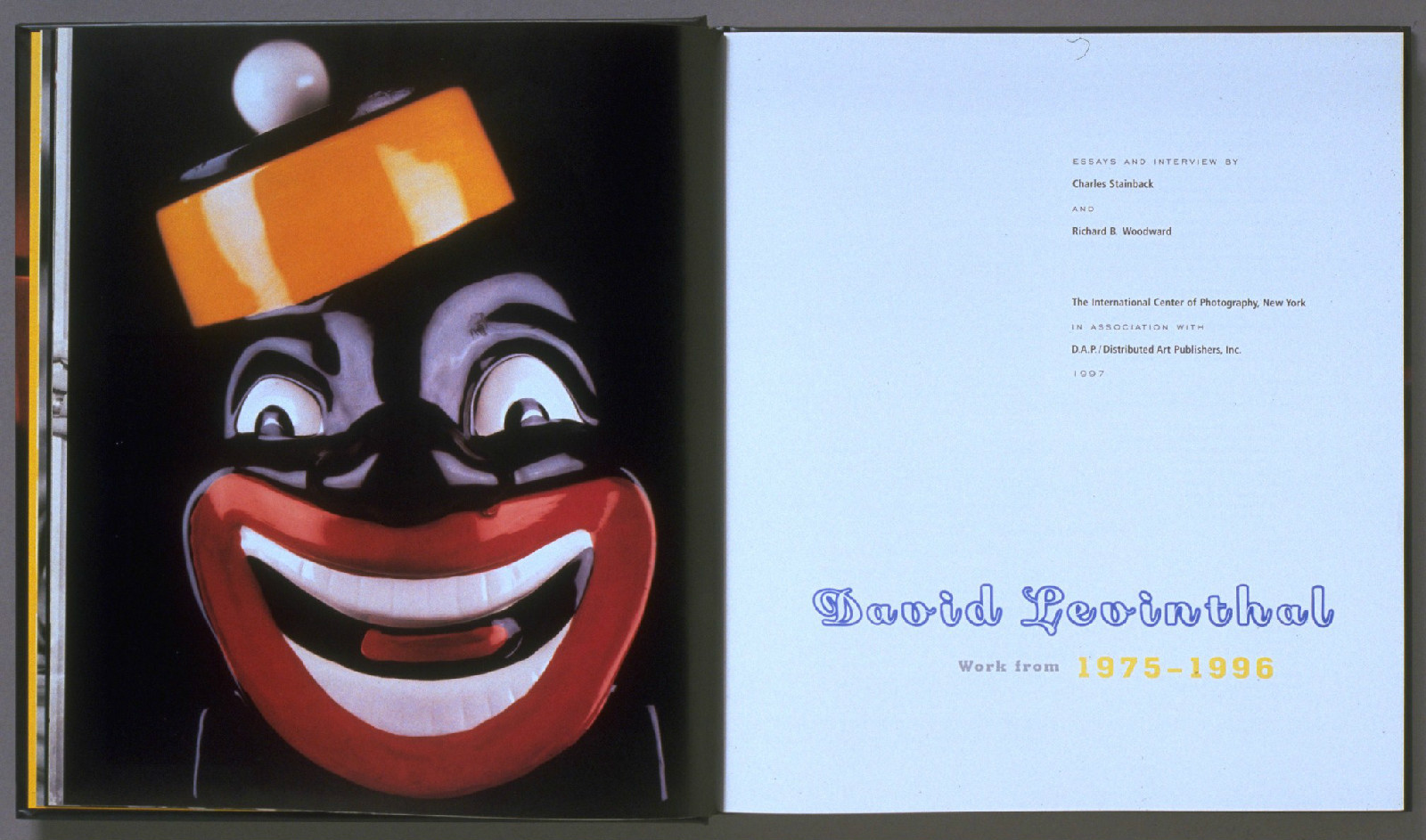 DAVID LEVINTHAL: Works from 1975-1996 Artist's Monograph 1997 ICP *NEW ...