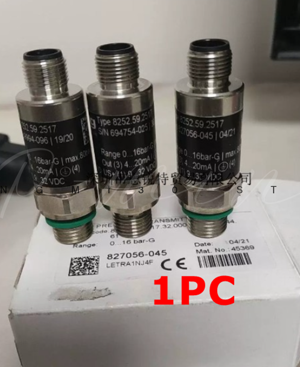 Pressure sensor 16 bar pressure transmitter 8252.59.2517 Accessories | eBay