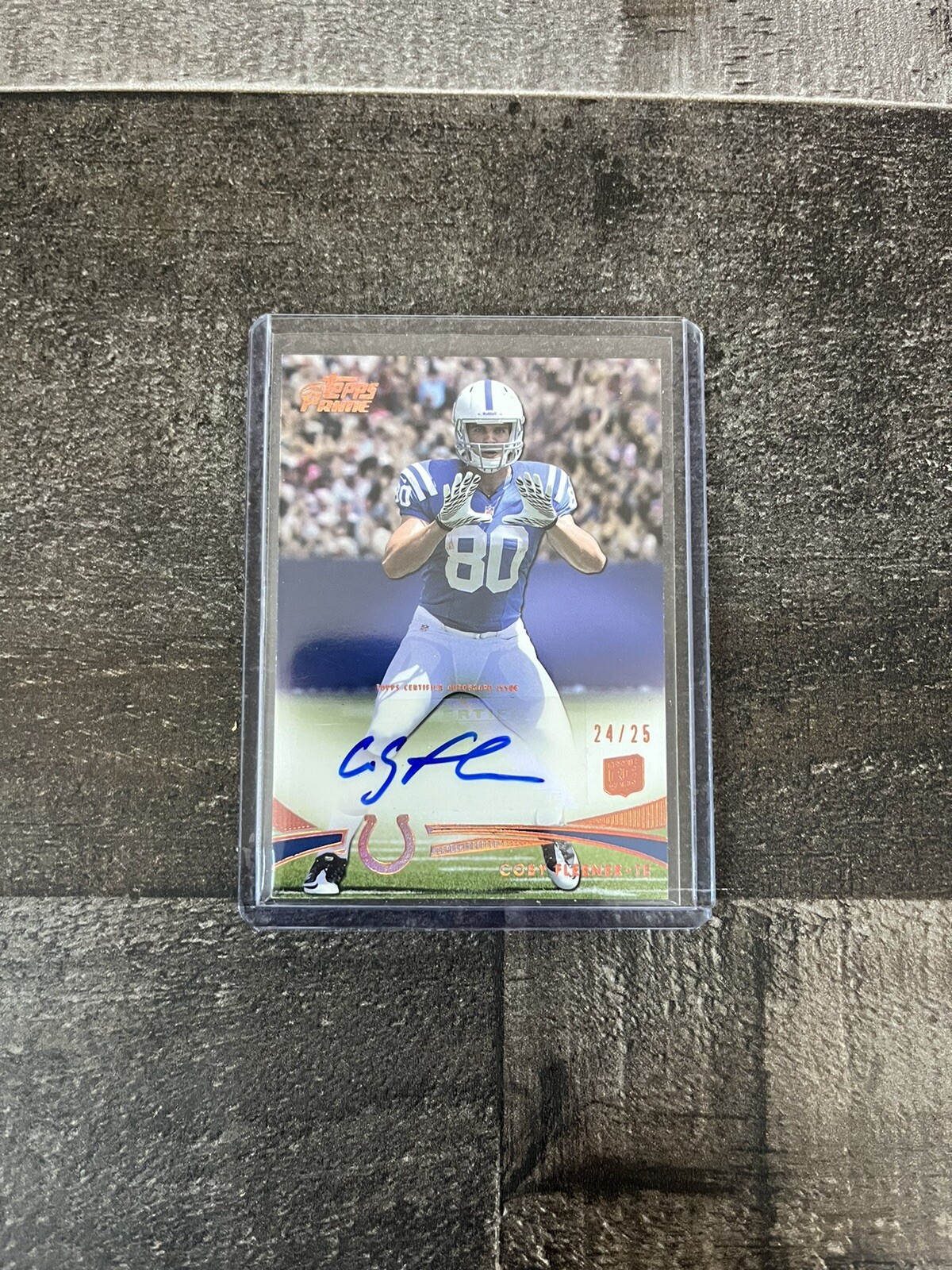 2012 TOPPS PRIME COBY FLEENER COPPER RAINBOW AUTO AUTOGRAPH Colts /25 ...