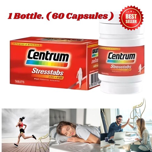Centrum Stresstabs 600 Iron Vitamins & Minerals For Women's Health 60 ...