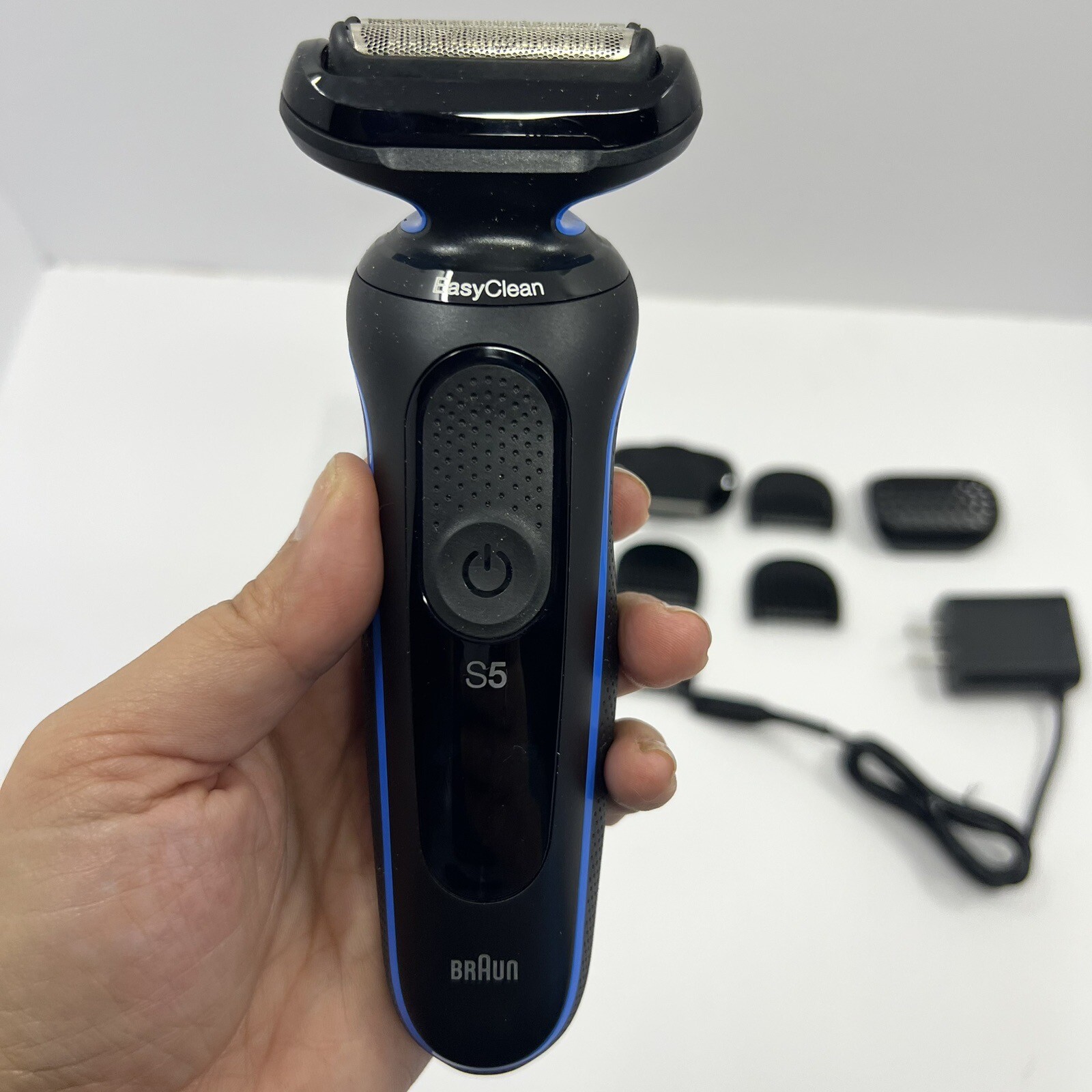 Braun Series 5 5762 Mens Black Rechargeable Wet Dry Electric Body ...