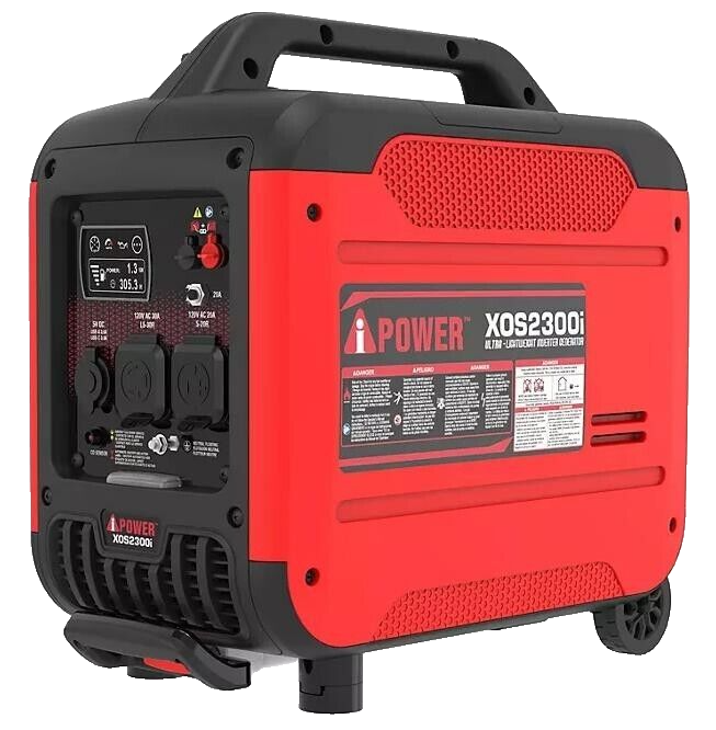 A-iPower Rolling Portable Power Generator Inverter 2,300 Watt Gasoline ...