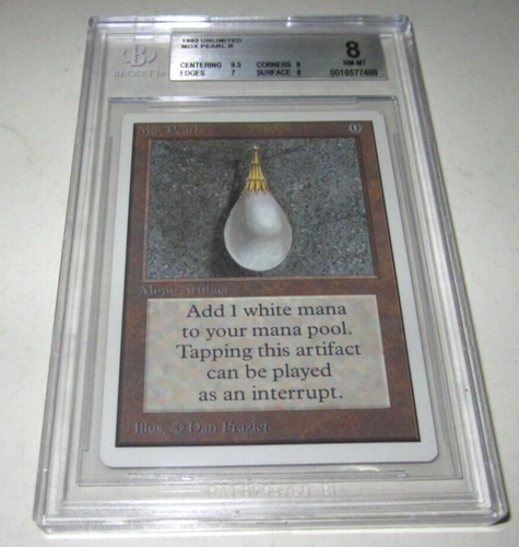 Mox Pearl BGS 8 Unlimited Graded MTG Magic: the Gathering Card 1993 ...