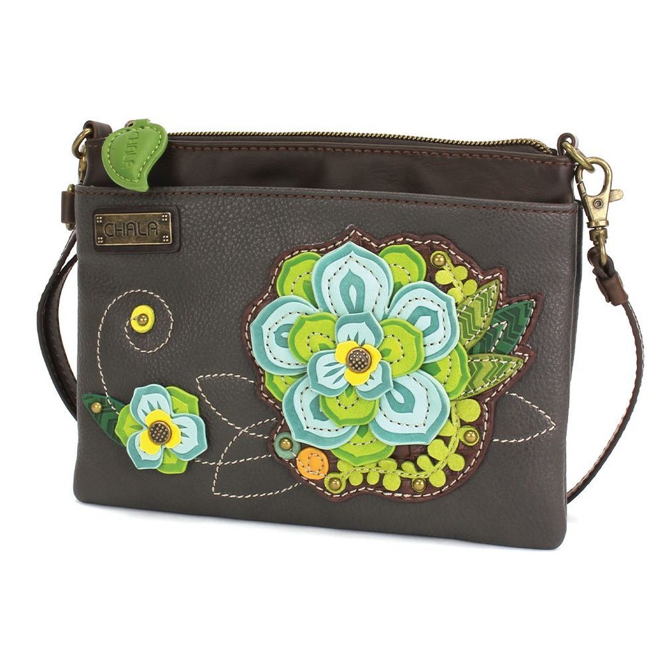 Chala Mini Crossbody Flower Variations Convertible Straps Handbag Purse ...