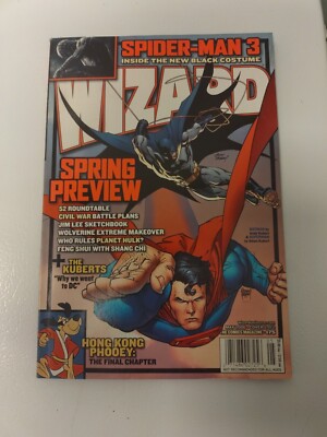 Wizard Magazine #175 2006 Newsstand Batman & Superman By Kubert ...