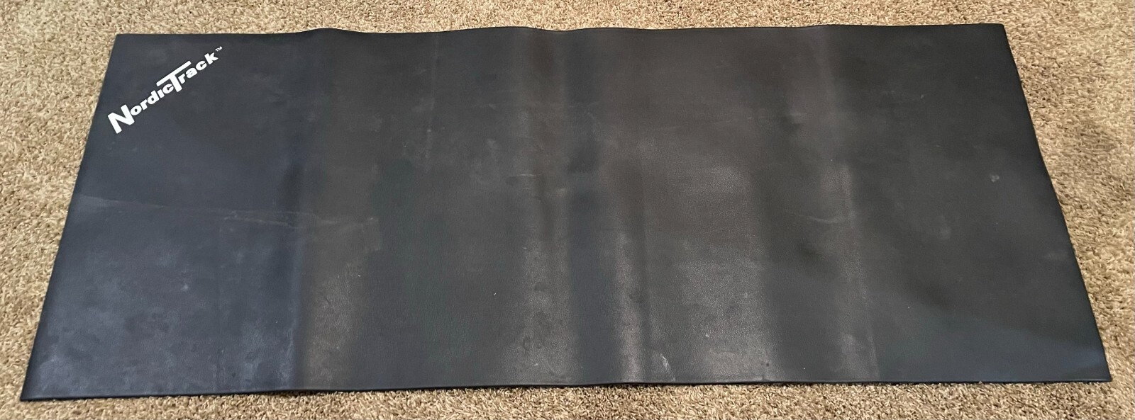 NordicTrack Ski Machine Skier black FLOOR MAT 3' x 6' x 4mm Used Nordic ...