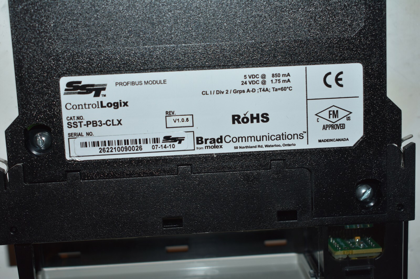 SST-PB3-CLX ROHS CONTROLLOGIX PROFIBUS MODULE | eBay