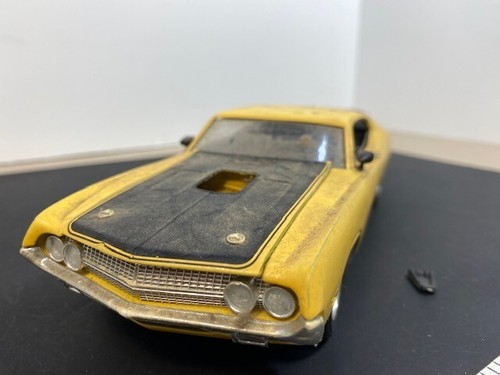 🏁 VINTAGE! Built Model Car Kit Revell 1970 Ford Torino Cobra 1/25. Barn ...