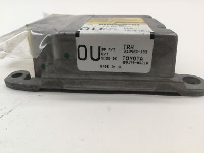 TOYOTA YARIS SRS Control Unit 89170-0D210 | eBay
